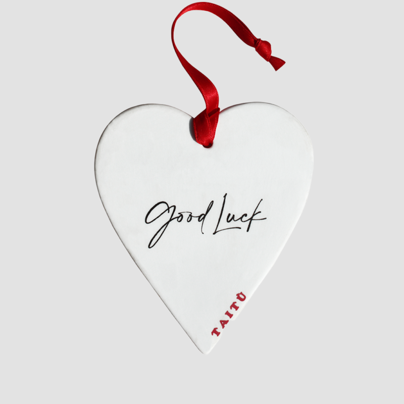 GOOD LUCK - Heart Shaped Decoration - TAITÙ