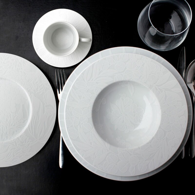 WHITE NATURE Dinner Plate - TAITÙ Milano